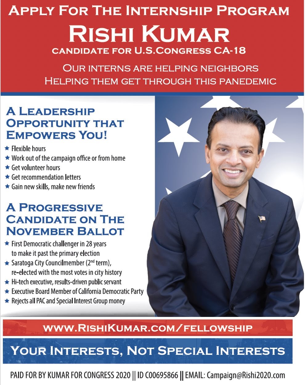 How Congressional Candidate Rishi Kumar is Helping Californian ...