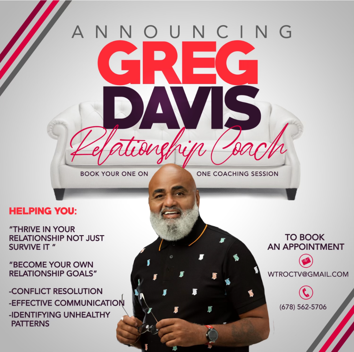 Bishop Greg Davis’ New Single “Lord I Need a Miracle Right Now ...