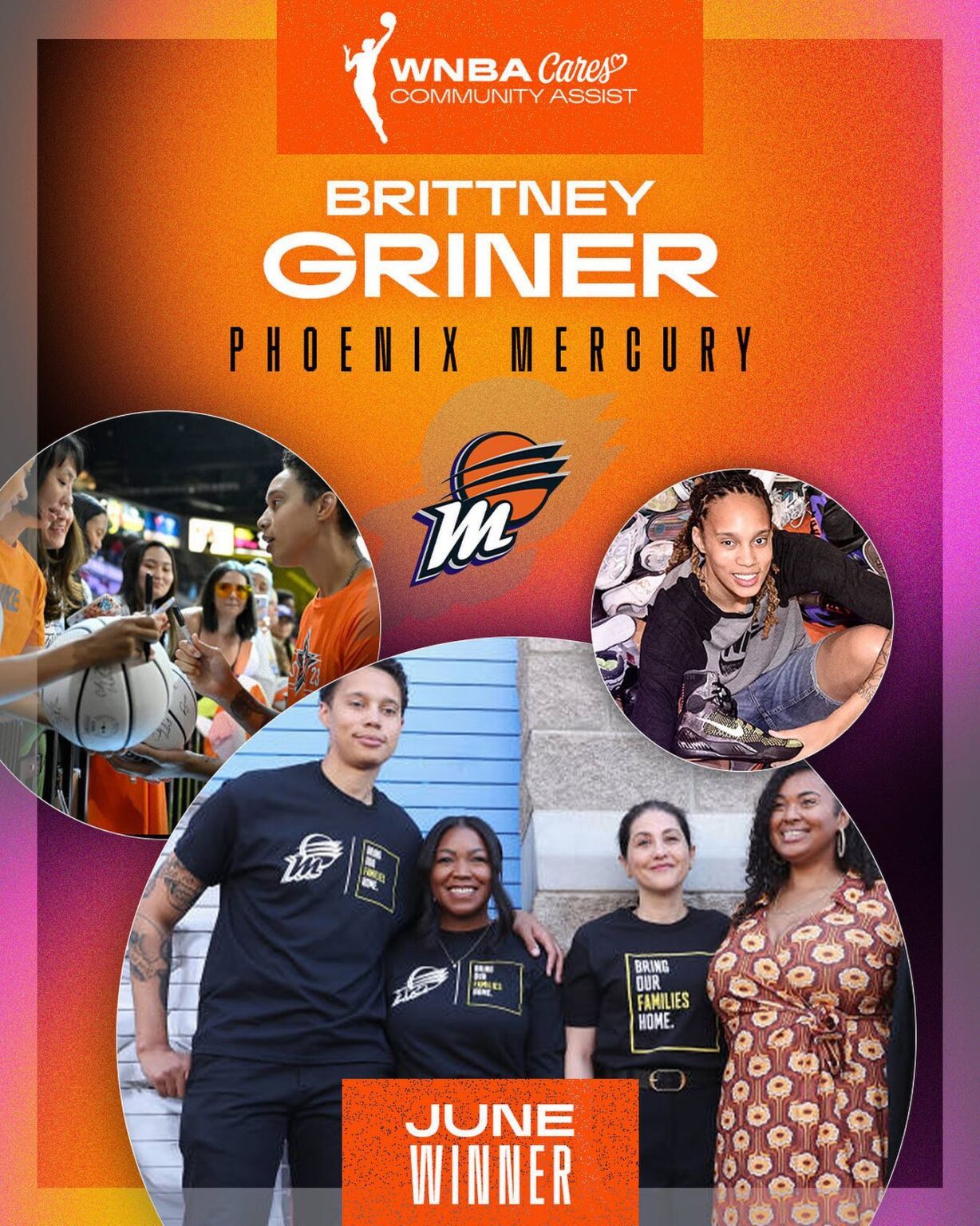 Brittney Griner Receives WNBA Cares Community Assist Award - ENSPIRE ...