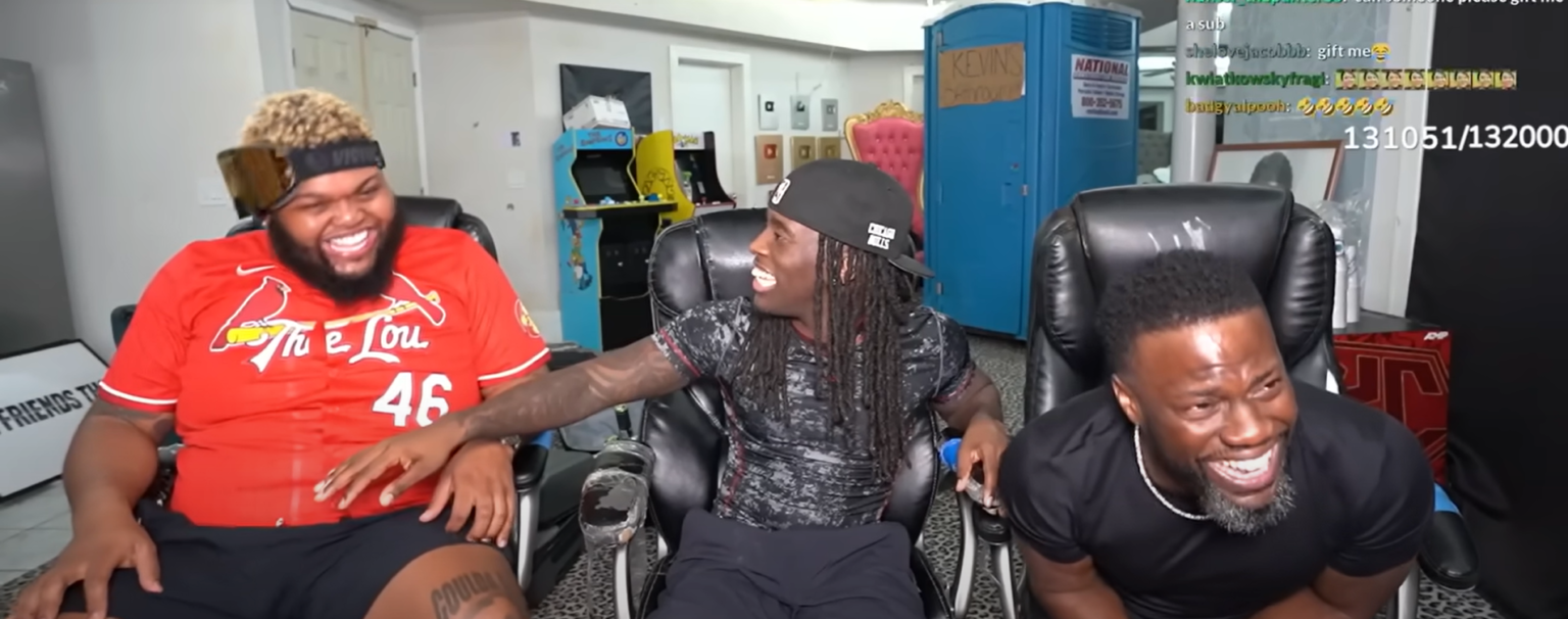 Kai Cenat Shatters Twitch Record with Star-Studded Stream Featuring Kevin Hart and LeBron James ...